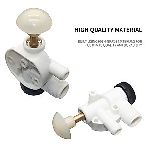 385314349 314349 RV Water Valve Kit Toilet Water Valve Assembly by Sikawai Fit for Dom-etic Sealand VacuFlush Toilet Models