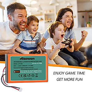 Hisewen PS5 Controller Battery 2 Pack, 3980mAh LIP1708 PS5 Battery Pack for Sony PlayStation 5 PS5 DualSense CFI-ZCT1W Wireless Controller