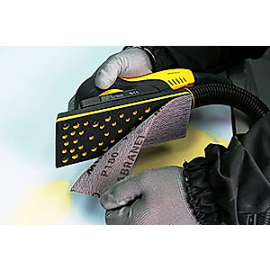 Mirka Abranet Net Sheets / 2.75 x 8 inch/Assortment 1 of each Grit 80, 100, 120, 150, 180, 220, 320, 400, 600 / Mesh sandpaper sanding Sheet Hook and Loop / 9 pcs / ‎9A-150-APRP