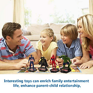 4inch Superhero Figure Set-10pcs Super Hero Adventures Ultimate Toddler Toys Small Action Figurines Cake Decoration Kids Gifts Collectible Figures (Exclusive Amazon)