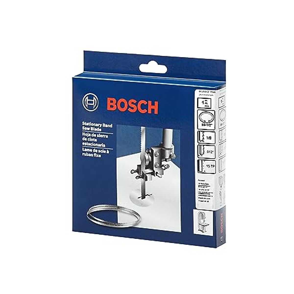 BOSCH BS5912-15W 59-1/2-Inch X 1/8-Inch X 15-Tpi General Purpose Stationary Band Saw Blade