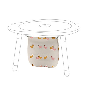 Stokke MuTable Cotton Bag, Chicks - Toy Storage Bag for Small to Medium-Sized Toys - Made of Soft Cotton - Lightweight, Easy to Carry