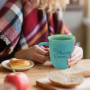 Abbey Gift Blue (Abbey & CA Gift) Amazing Woman Ceramic Mug & Coaster Set (57829)