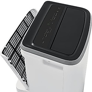 Frigidaire FHPW122AC1 Portable Room Air Conditioner, 12K BTU (ASHRAE) / 8K BTU (DOE) with Multi-Speed Fan/Dehumidify Mode/Washable Filter, Built-in Air Ionizer/Wi-Fi Connected/Window Kit, in White
