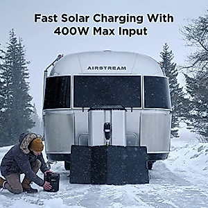EF ECOFLOW Portable Power Station Delta 1000, 1008Wh Solar Generator with 6 x 1600W(3100W Surge) AC Outlets, Solar Battery Station Made for Emergency, Home Backup, Outdoor Camping RV/Van
