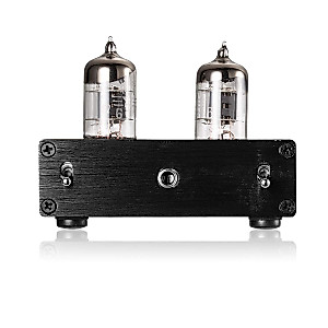 Little Bear T7 Vacuum Tube Phono Preamp, MM Turntable Preamplifier, Hi-Fi Home Audio for Record Player, Stereo Amplifier, Active Speaker