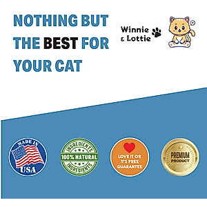 Winnie & Lottie Cat Calming Drops | Cat Anxiety Relief | Calm Cat | Anxiety Relief for Cats | Cat Calming | Cat Calming Supplement | Cat Anxiety | Cat Stress Relief | 1 fl oz | Roast Chicken Flavor