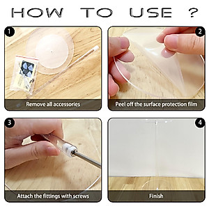 DIFENLUN 2 sets of acrylic hat stand wig display stand (13.8 "+11.8")/ Clear acrylic hat stand and wig display Hat stand Display hat stand/Round barbell base display wig display