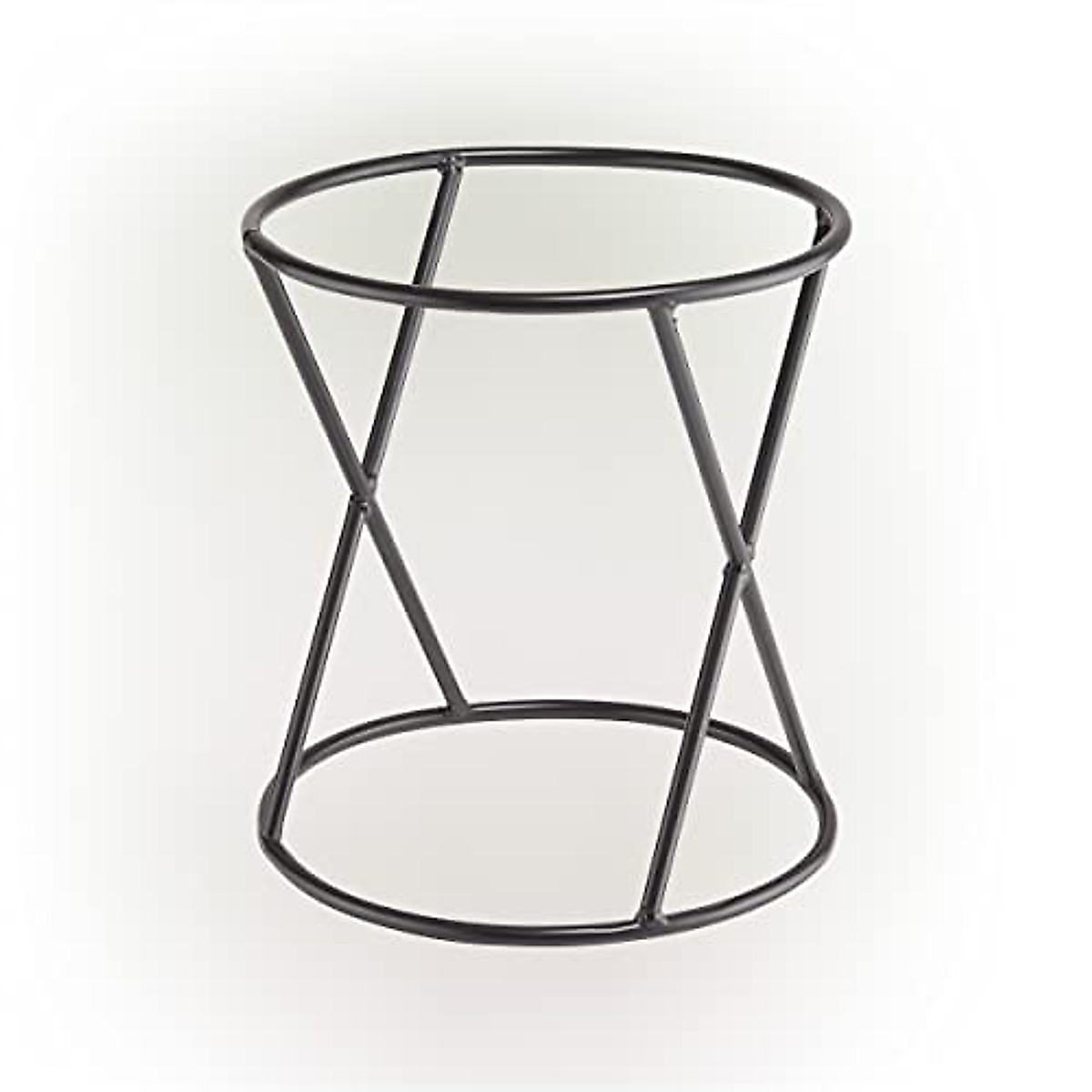 Alpine Corporation SLL1770HH Gazing Globe Metal Stand, 9" L x 9" W x 10" H, Black