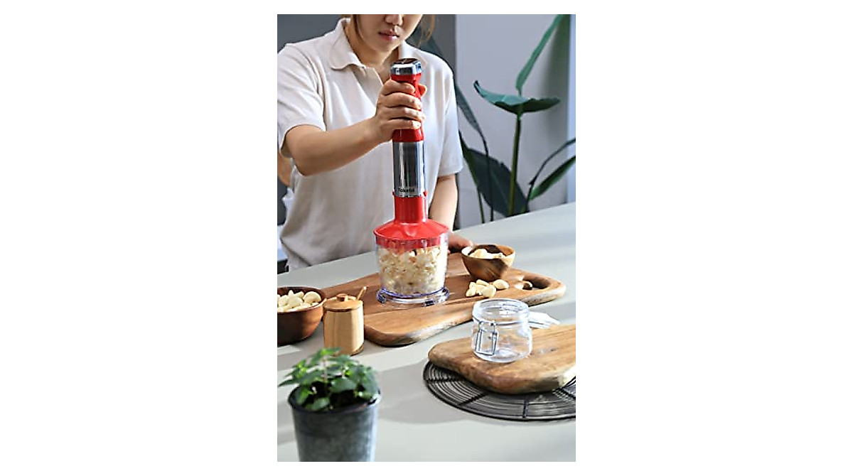 TOKEBI Cordless Hand Blender - Powerful 5-Speed Immersion