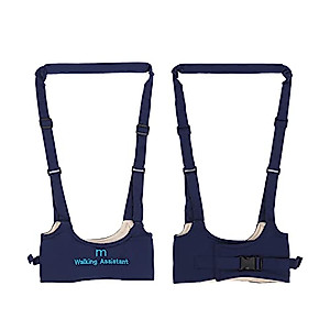 Baby Walking Harness Handheld Kids Walker Helper Toddler Infant Walker Harness Assistant Belt Help Baby Walk Child Learning Walk Support Assist Trainer Tool for 8 20 Months(Navy Blue)