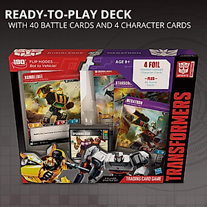 Transformers TCG: Bumblebee Vs. Megatron 2-Player Starter Set | 1 Ready-to-Play Deck | 44 Cards Incl. Bumblebee