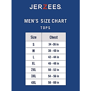 Jerzees Men's Dri-Power Cotton Blend Long Sleeve Tees, Moisture Wicking, Odor Protection, UPF 30+, Sizes S-3X, Black, Medium