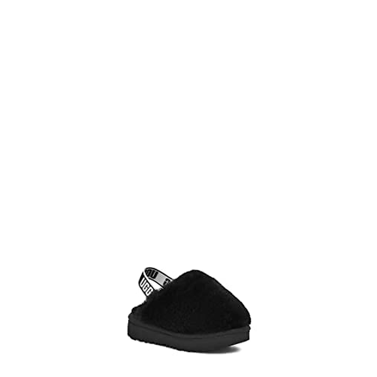 UGG Girls T Fluff Yeah Clog Slipper, Black, 10 Toddler
