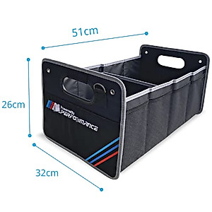 AUTO.WORLD Trunk Organizer with Adjustable Straps: 600d Oxford Cloth Collapsible Waterproof Portable Trunk Organizer, Car Organizers And Storage