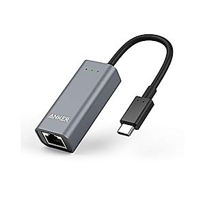 Anker USB C to Ethernet Adapter, Portable 1-Gigabit Network Hub, 10/100/1000 Mbps, for MacBook Pro, iPad Pro 2019/2018, ChromeBook, XPS, Galaxy S9/S8, and More