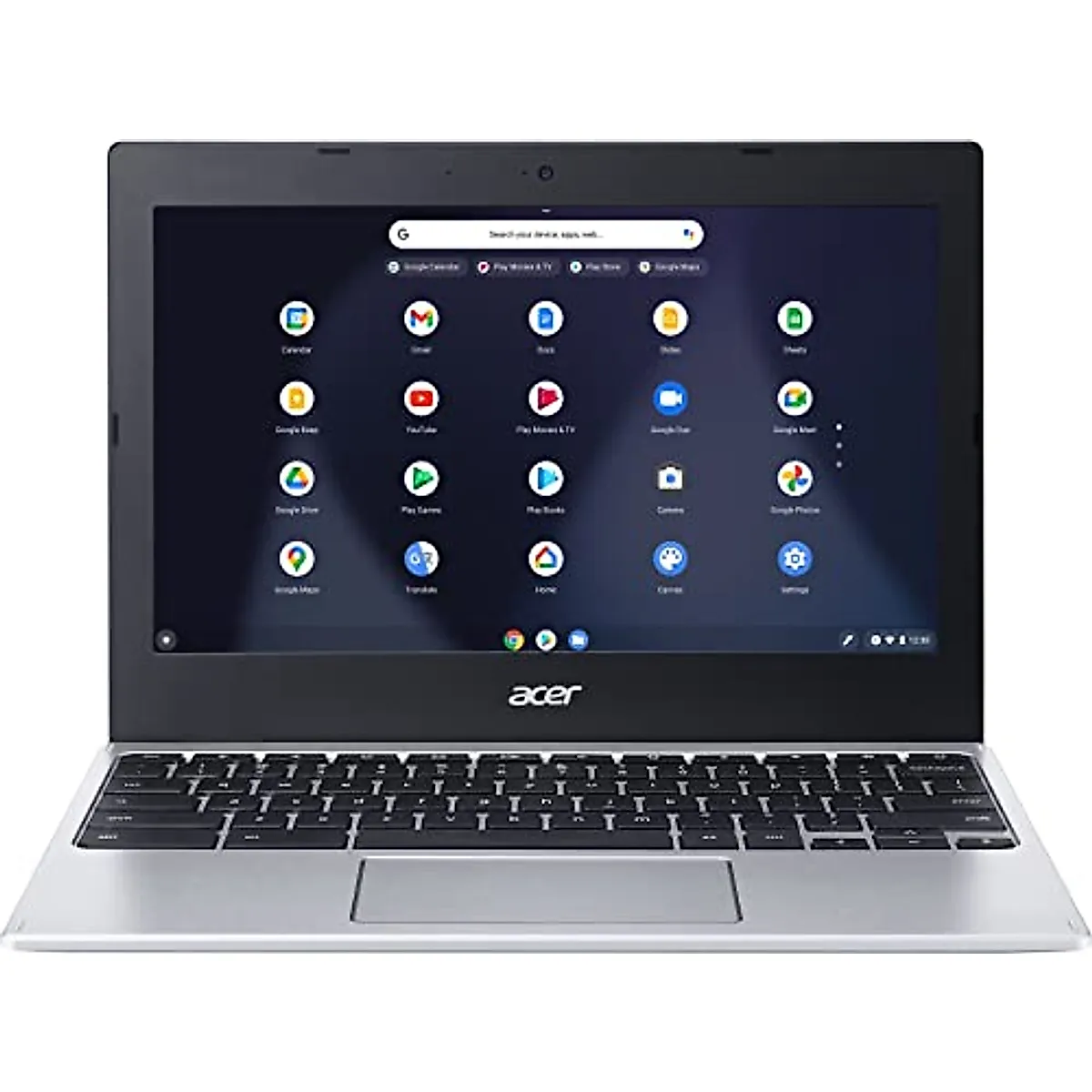 2022 Flagship Acer 311 Chromebook 11.6" HD Display Laptop Computer, MediaTek MT8183C 8-Core Processor, 4GB LPDDR4X, 32GB eMMC, WiFi 5, Webcam, Bluetooth, Chrome OS, Silver w/ GM Accessories
