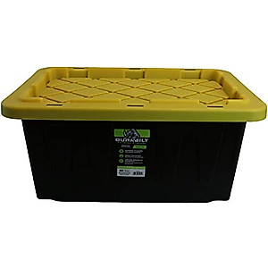 HOME PRODUCTS INTL-NORTH AMERICA 4415BKYL.06 15 gallon Black Tough Tote