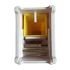 Tao Xiong Simple One Click Stick Butter Cheese Cutter - Butter Dispenser to Store Butter for Making Bread, Cakes, Cookies (Yellow)