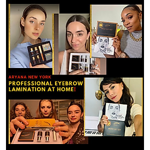 ARYANA NEW YORK Eyebrow Lamination Kit | At Home DIY Brow lamination | Instant Professional Lift For Fuller Eyebrows | Brow Brush And Micro Brushes Added
