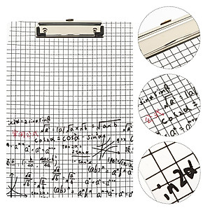 VOSAREA 2pcs Transparent Board Clip Document clipboard Office Supplies folders clipboard Standard Clip Sketch clipboard Clip hardboard Pocket Folder exam Paper Clips Acrylic Thin a4