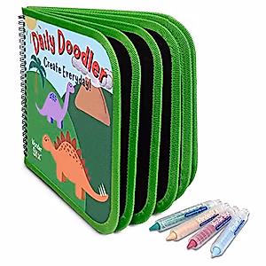 The Pencil Grip Reusable Activity Book Daily Doodler Dino Cover (TPG-841)