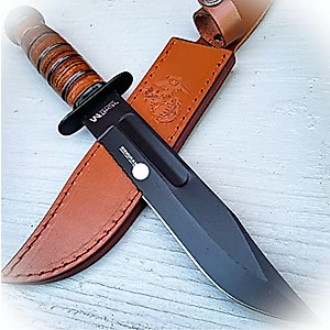 New 12" Military Tactical Hunting Marines FIXED Blade Survival Bowie Knife Camping Outdoor Pro Tactical Elite Knife BLDA-0990