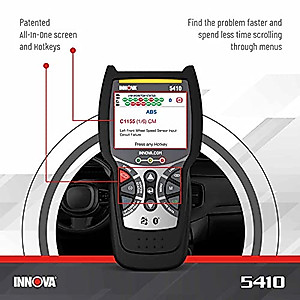 INNOVA 5410 – Newest 2022 All System OBD2 Scan Tool – Read/Erase Check Engine, ABS, SRS, and Transmission