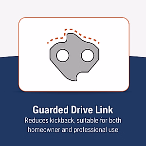 Husqvarna X-Cut SP33G 16 Inch Chainsaw Chain, 325" Pitch, 050" Gauge, 66 Drive Links, Pre-Stretched Chainsaw Blade Replacement with Superior Lubrication and Low Kickback,Grey