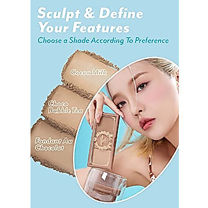 I'm Meme Palette - Afternoon Tea Contour | Mother's Day, Gifts. Buildable Coverage, 3 Shades, Light to Medium, Frozen Choco, 0.4 Oz