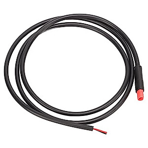 Demeras Electric Bike Conversion Cable, Mixed Material Electric Bike Signal Extension Line Premium Rubber Sturdy Durable for Signal