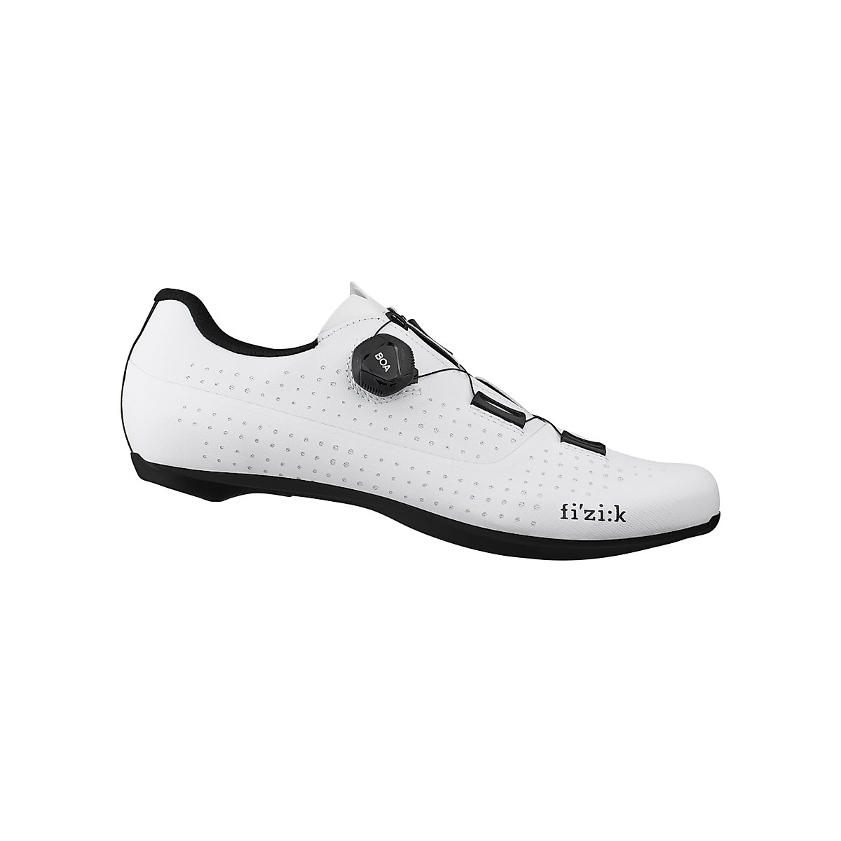 Fizik Unisex Overcurve R4 Wide Road Cycling Shoes, White, 10.5-11 US Men