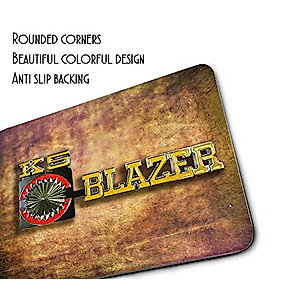 1975-1980 Compatible with Chevrolet K5 Blazer Rustic Design Thin Rubber Backed Square Mouse Pads for Gaming Computer Laptops Notebooks Desks