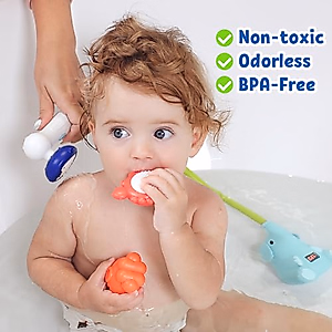 HEMRLY Bath Toys, Baby Girl Toys Bath Toys, Baby Girl Toys Bathtub Toys, Bath Toys for Toddlers Elephant Shower, Baby Bath Toy Spray Water for Baby