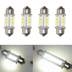 HONG 111 Marine LED Replacement Bulb Boat Light Bulbs Super Bright 12 Volt 31 mm Bulbs for Boat Navigation Lights Boat Anchor Light Deck Lights Bow Light Stern Lights 4PCS