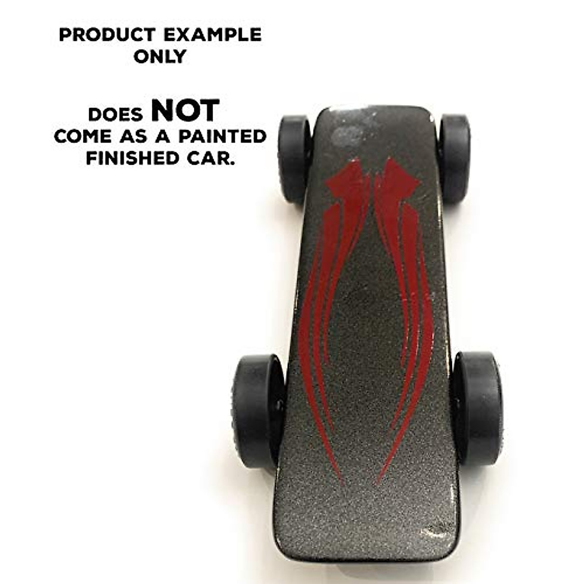 Maximum Velocity Pinewood Car Kit | Includes BSA Speed Wheels, Speed Axles, Graphite & Tungsten Weight | Wing Car Derby Car Kit