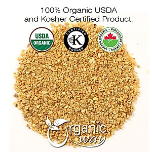 Organic Way Dried Orange Peel Powder (Citrus sinensis) - European Wild-Harvest | Organic & Kosher Certified | Vegan, Non GMO & Gluten Free | USDA Certified | Origin - Albania (1LBS / 16Oz)