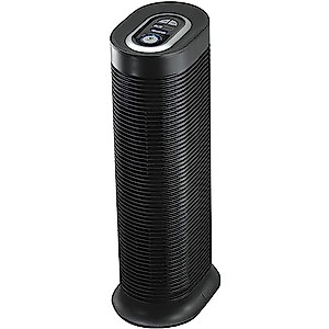 Honeywell AllergenPlus HEPA Tower Air Purifier, Allergen Reducer for Medium-Large Rooms (170 sq ft), Black - Wildfire/Smoke, Pollen, Pet Dander, and Dust Air Purifier, HPA160