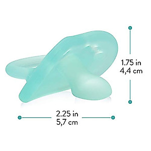 Evenflo Balance + Orthodontic Pacifier (6 Months+, 6pk, Aqua)