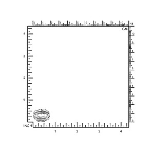 Silvershake 925 Sterling Silver White Gold Plated Thin Mixed Texture Band-7 Wraparound Skinny Wire Stackable Ring Handmade Jewelry for Women Size 8