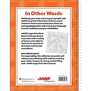 AARP Large Print Word Search