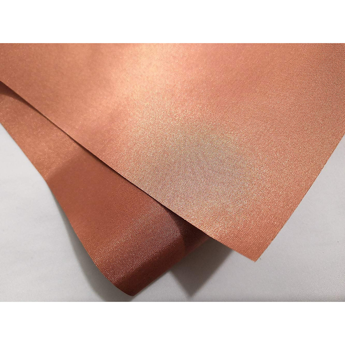 Pure Copper Fabric Blocking RFID/RF-Reduce EMF/EMI Protection Conductive Fabric for Smart Meters Prevent from Radiation/Singal/WiFi Golden Color 78"x43" inch