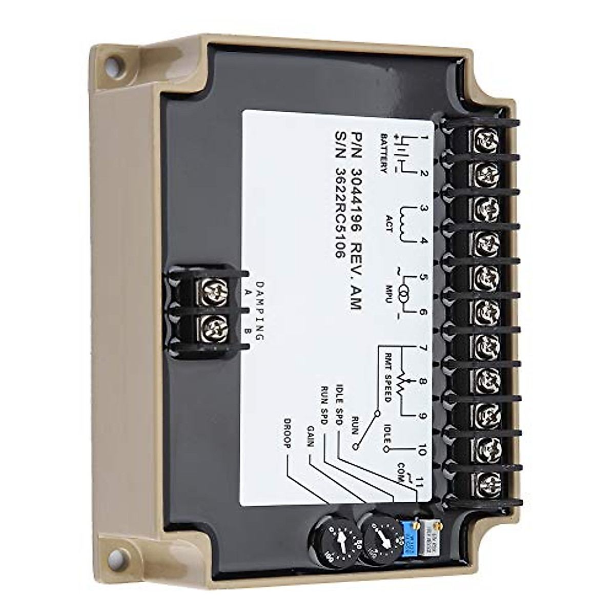 Fafeicy Generator Speed Controlle, Electronic Speed Controller Governor 3044196 Generator Speed Control Board for Input Multiple Machines or Special Purpose Machines