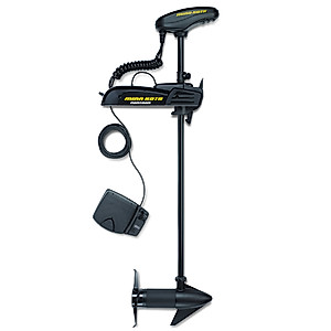 Minn Kota 1358729 Pontoon Freshwater Electric-steer Bow-Mount Trolling Motor with Digital Maximizer & PowerDrive Foot Control, 70 lbs Thrust, 48" Shaft