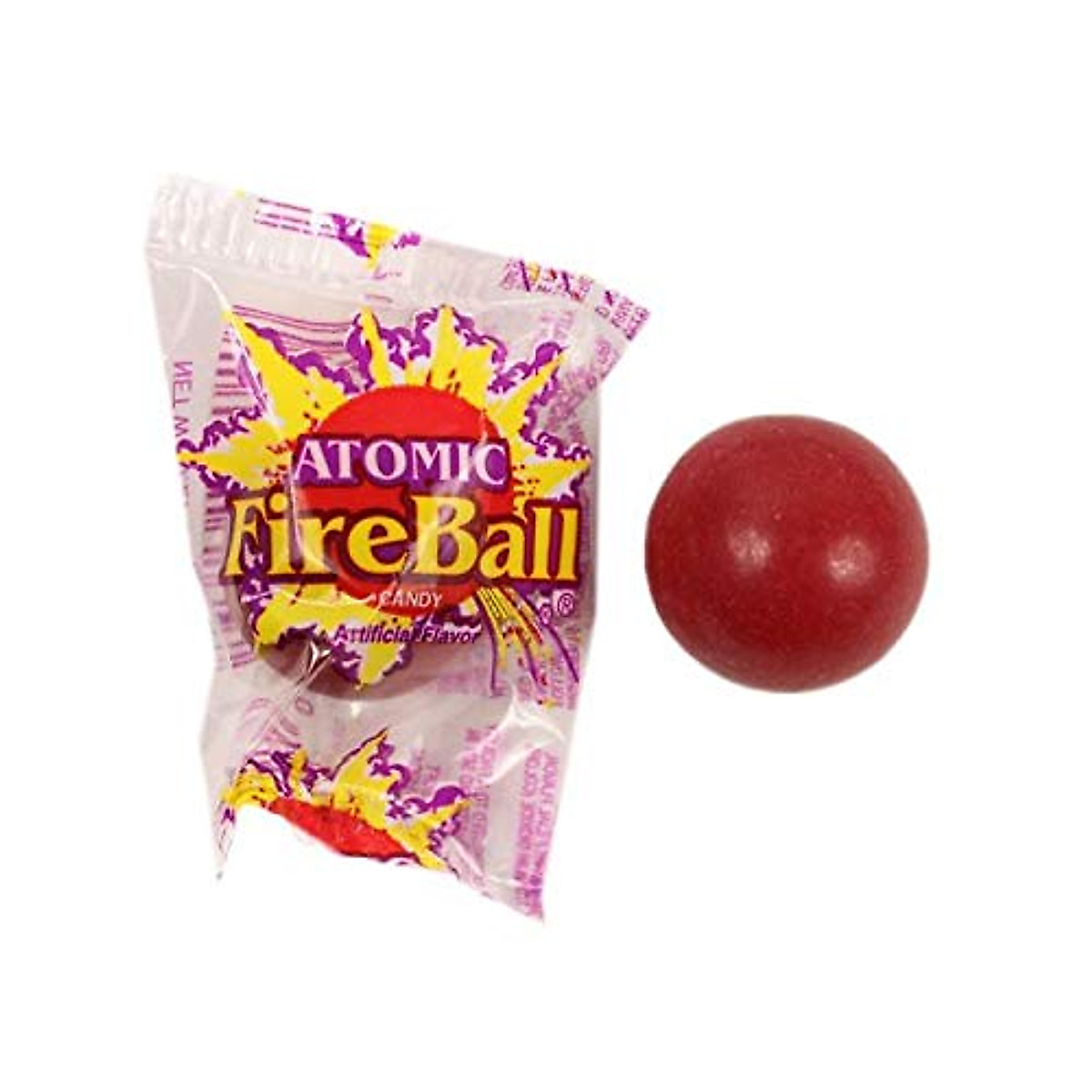 ATOMIC Fireballs - Fireball Candy Bulk - 1 LB - Hot Jawbreakers Candy - Bulk Candy - Individually Wrapped - Atomic Fireball Candy - Spicy Candy - Red Hot Cinnamon Candy Balls - Fire Balls Hard Candy