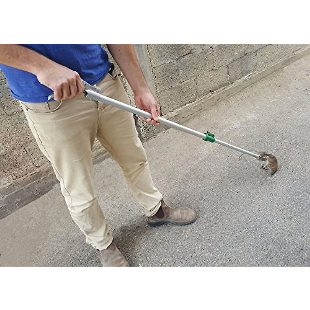 RA Jasper Pro Heavy Duty Telescopic Reptile Snake Tongs Grabber Catcher Handling Aluminum