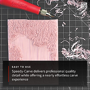 Speedball Super Value Block Printing Starter Kit – Includes Ink, Brayer, Lino Handle and Cutters, Speedy-Carve