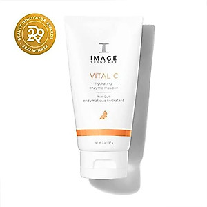 IMAGE Skincare, VITAL C Hydrating Enzyme Masque, Brightening Facial Mask with Vitamin C and Hyaluronic Acid, 2 oz