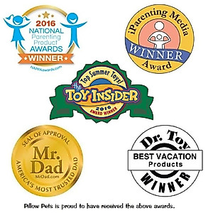 Pillow Pets Sweet Scented Bubble Gum Piggy, Stuffed Animal Pig Plush Toy, Pink