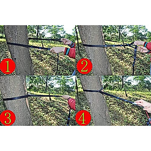 aotedo 10ft x2,(16+1) Loops x2,Hold 3000 lbs/pcs,2 Carabiners,Hammock Tree Straps,Yoga Strap and Stretching Strap for Tree Swings,Hammocks,Flexibility,Physical Therapy Exercise and Stretching